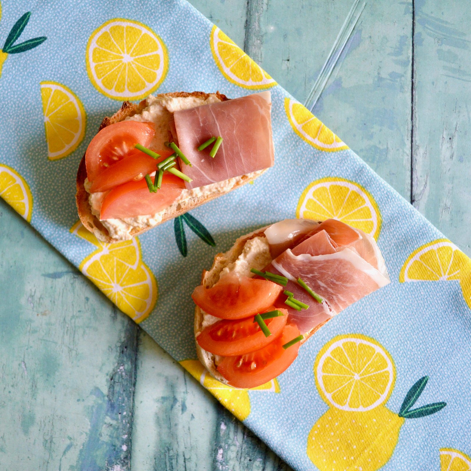 Hummus, Tomato & Serrano Toast (Gluten Free, Dairy Free)