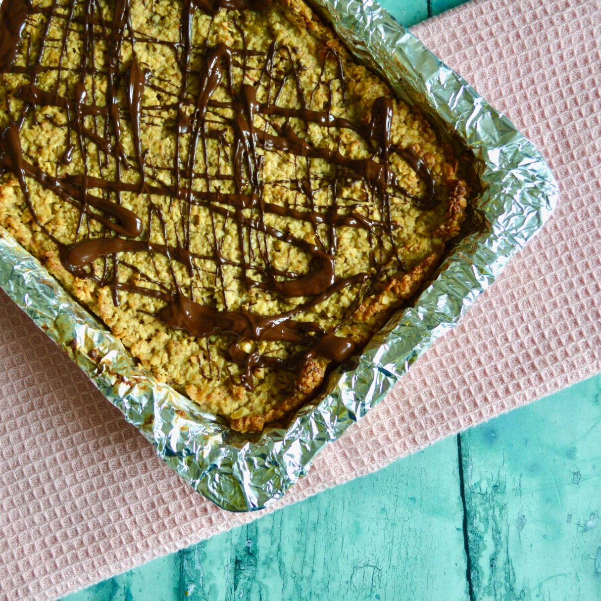 Ginger Chocolate Flapjacks (Gluten Free, Dairy Free)