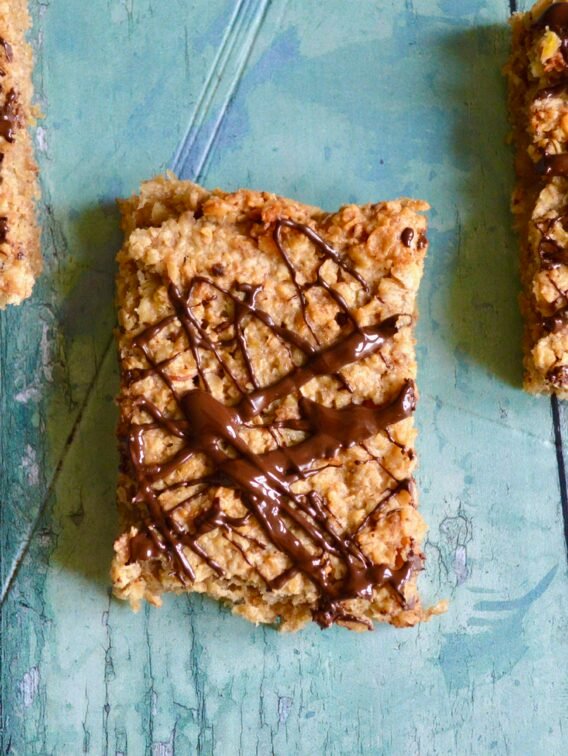 Ginger Chocolate Flapjacks (Gluten Free, Dairy Free)